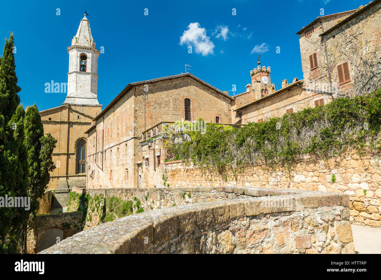 The Cathedral (Duomo) of Pienza, Orcia Valley, Siena district, Tuscany ...