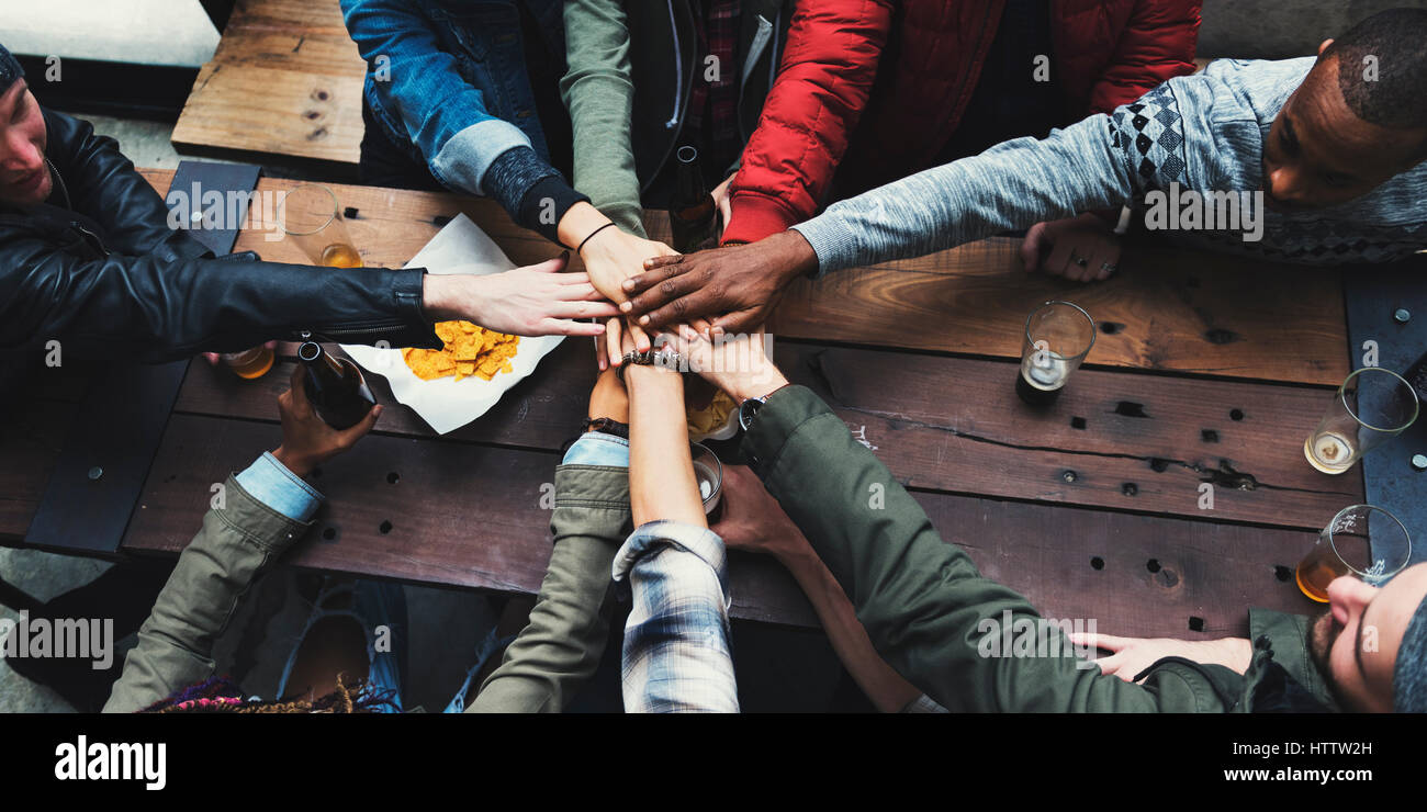 Collaboration Connection Team Brainstorming Unity Stock Photo - Alamy