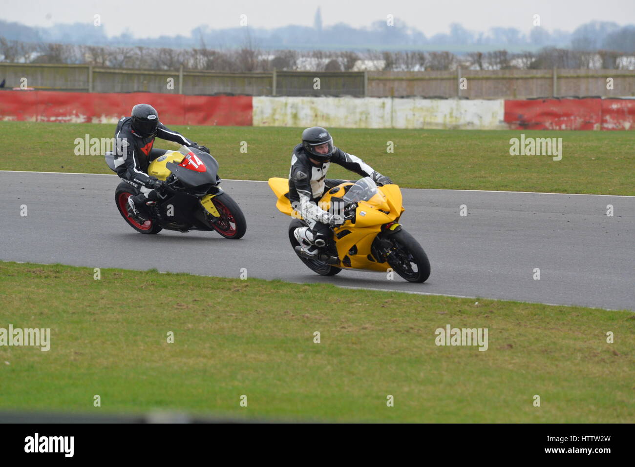 Motorbike track day Stock Photo - Alamy