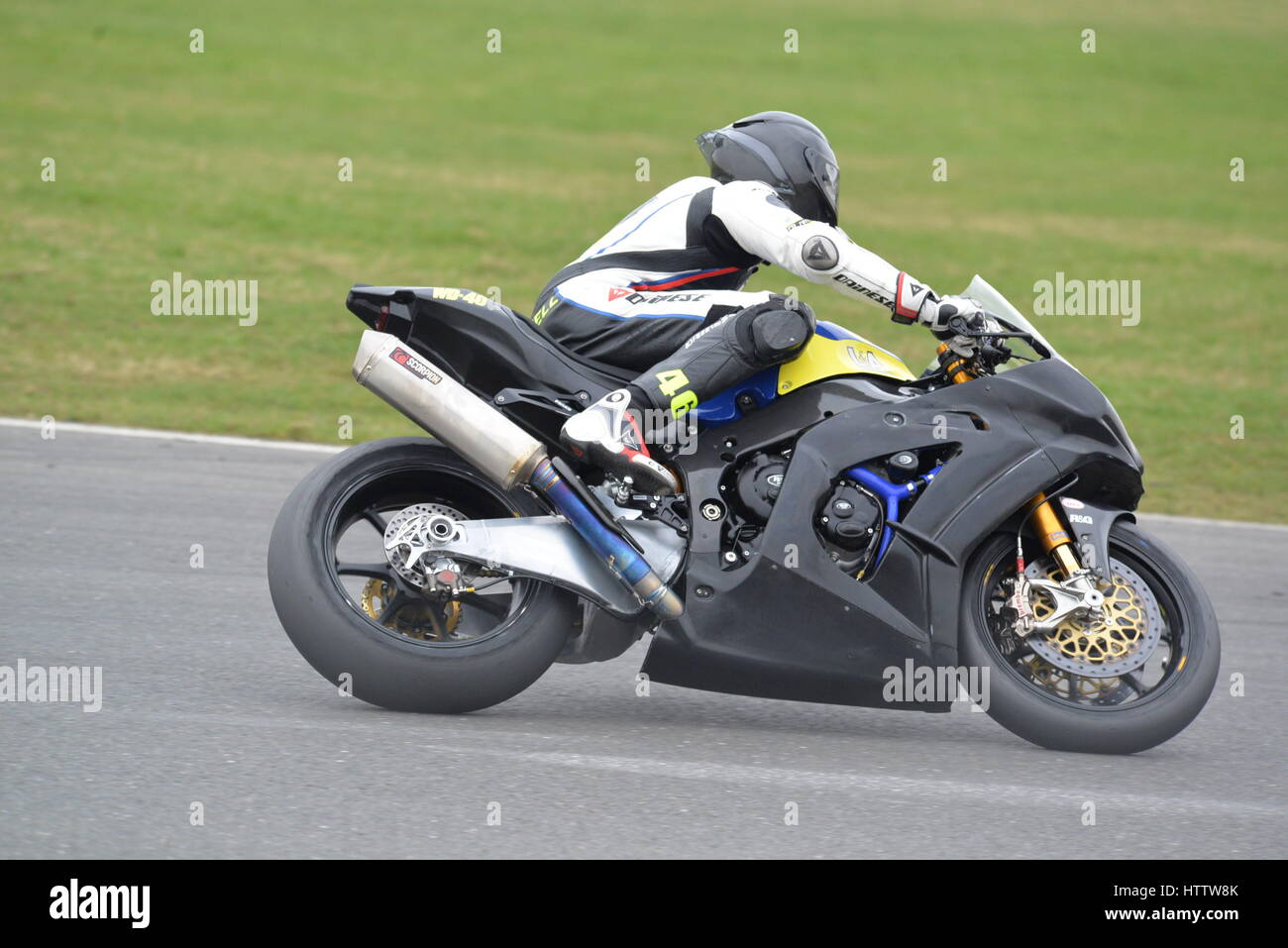 Motorbike track day Stock Photo - Alamy