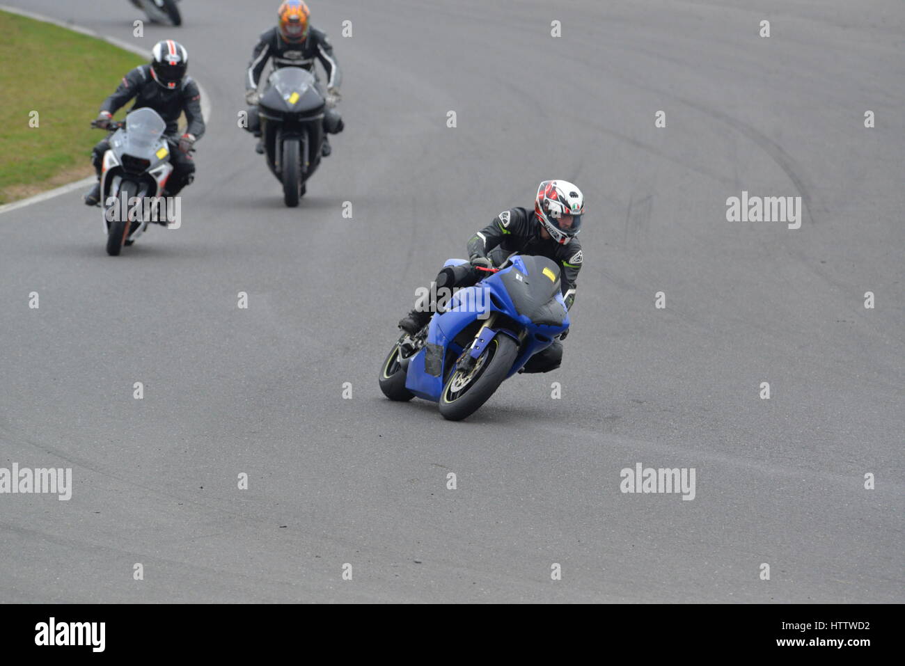 Motorbike track day Stock Photo - Alamy