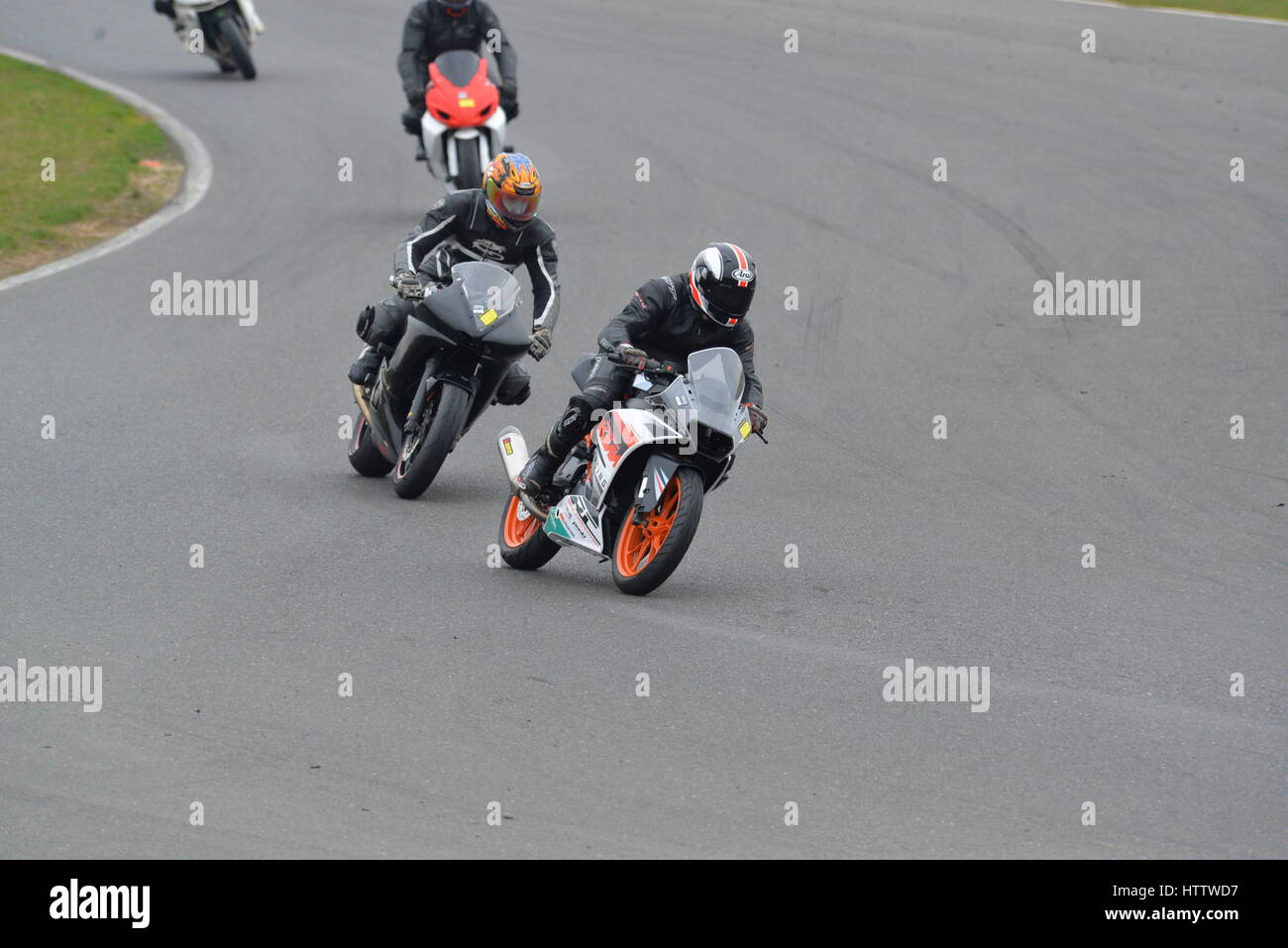 Motorbike track day Stock Photo - Alamy