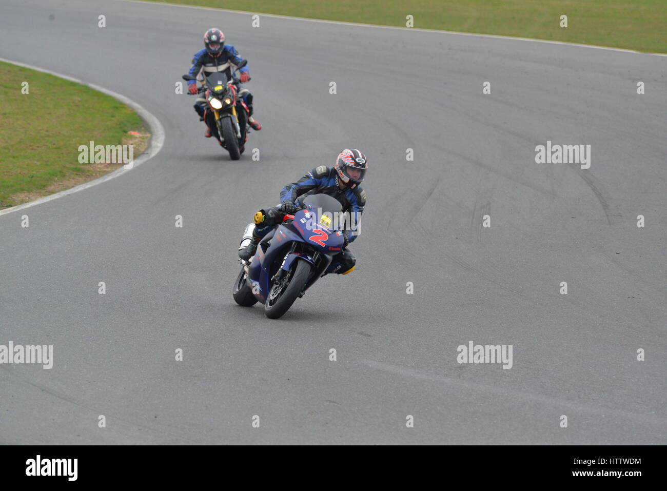 Motorbike track day Stock Photo - Alamy