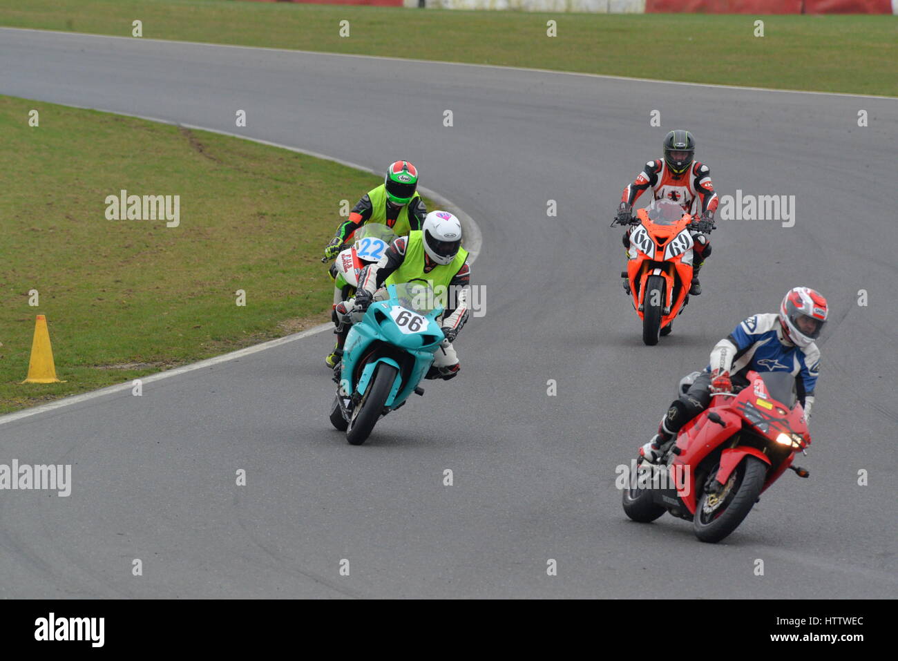 Motorbike track day Stock Photo - Alamy
