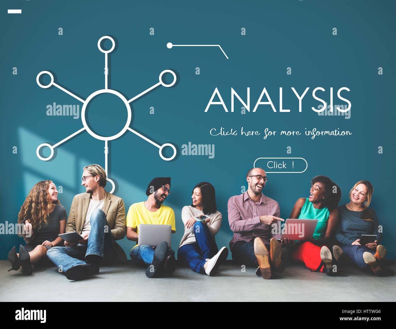 Content Communication Connected Analysis Digital Stock Photo - Alamy