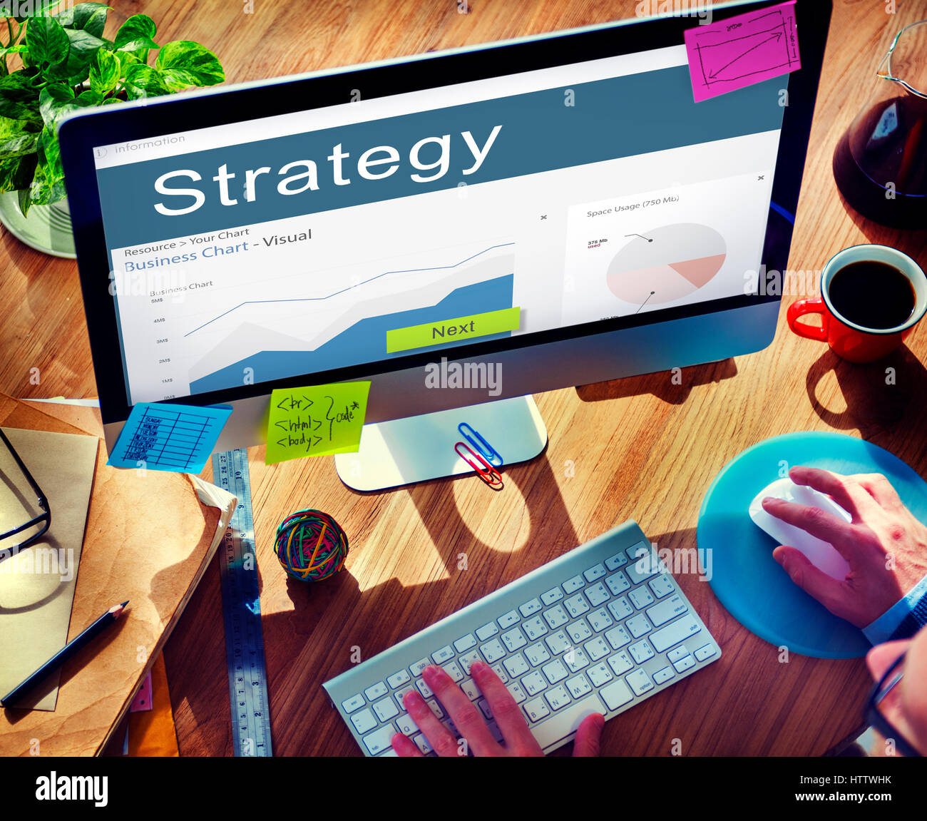 Business strategy graph analysis hi-res stock photography and images ...