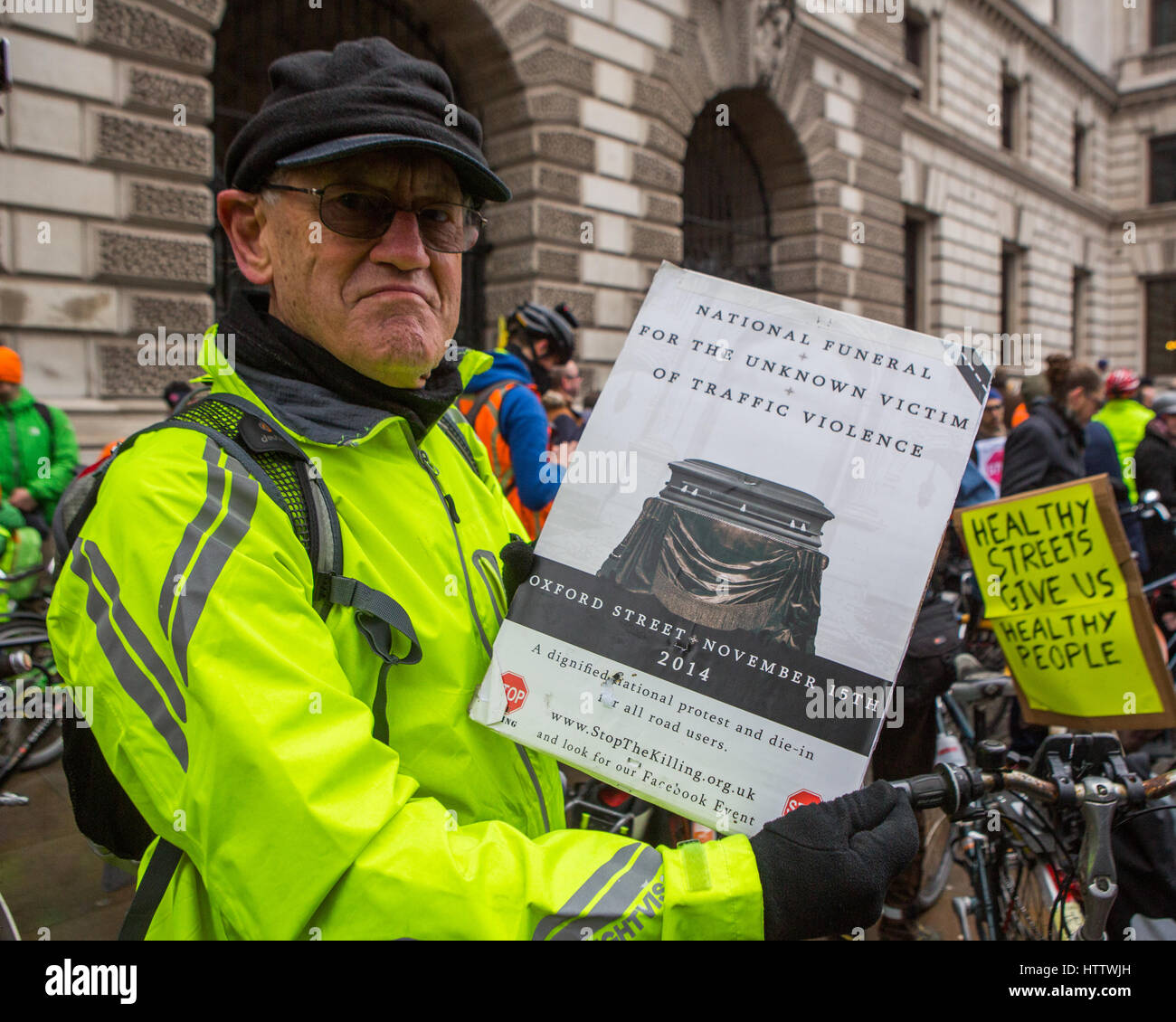 Stop Killing Cyclists stage a protest and Die-In outside HM Treasury ...