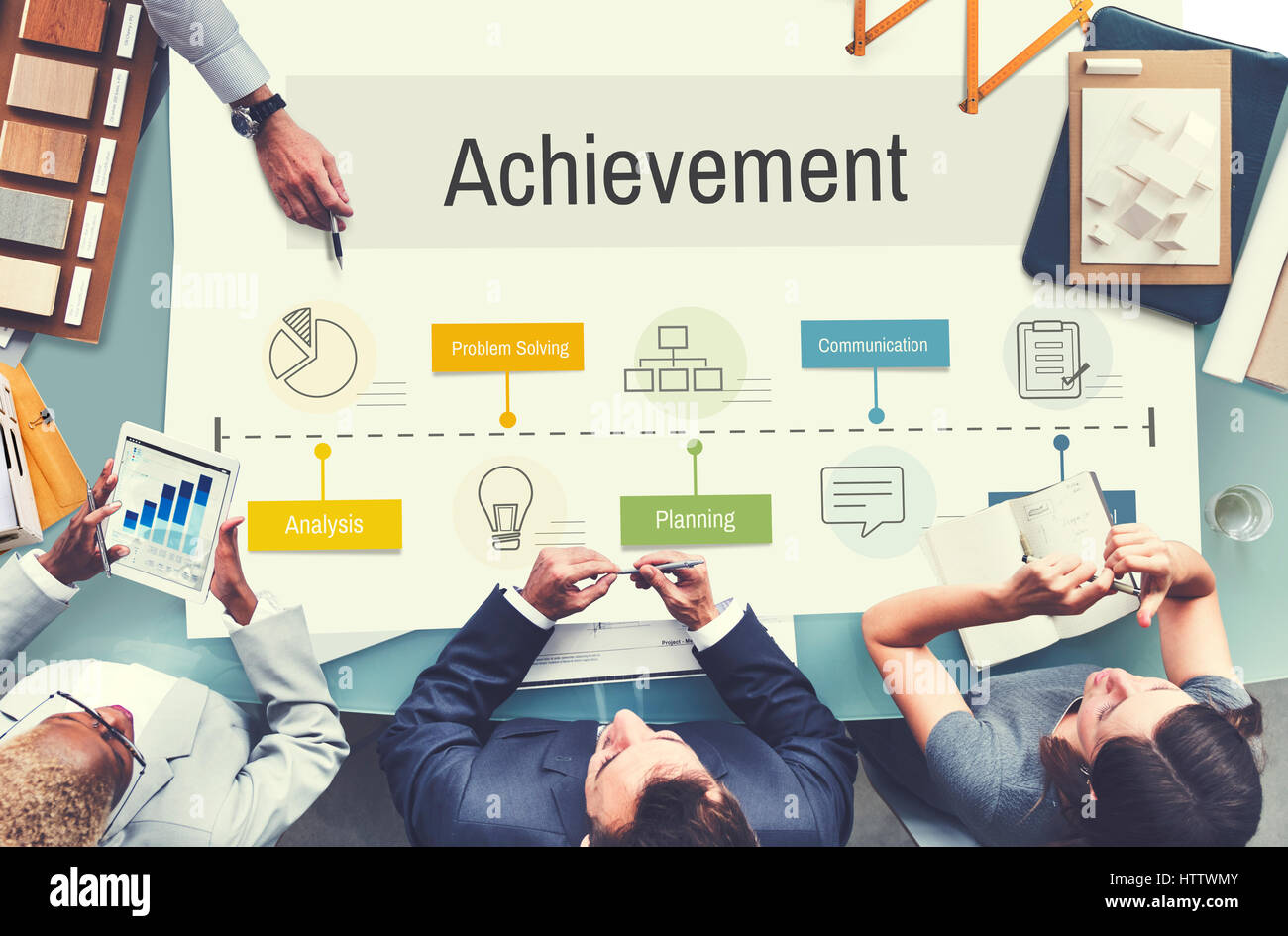 Marketing Plan Achievement Strategy Stock Photo - Alamy