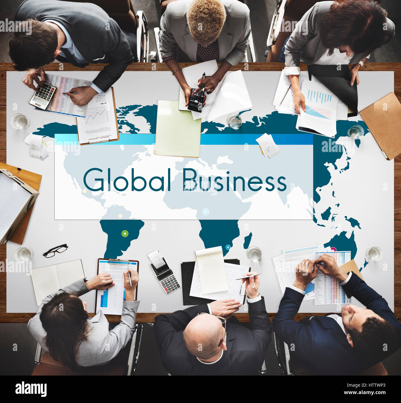 Global Marketing Business Collaboration International Stock Photo - Alamy