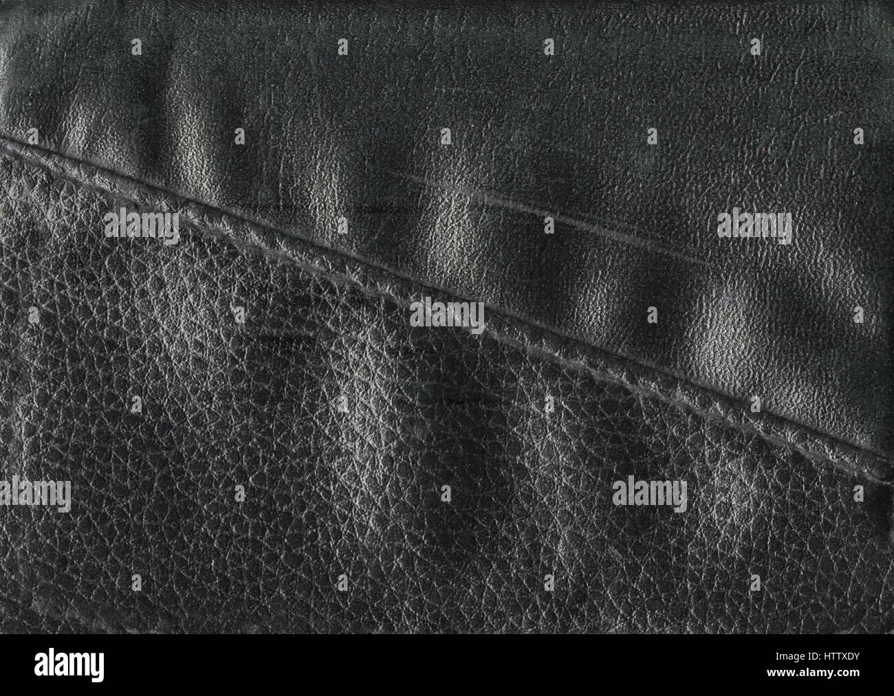 Leather texture in black color Stock Photo - Alamy