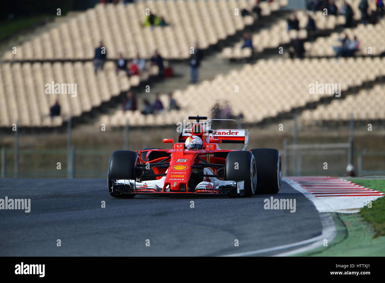 Ferrari sf70h of sebastian vettel hi-res stock photography and images ...