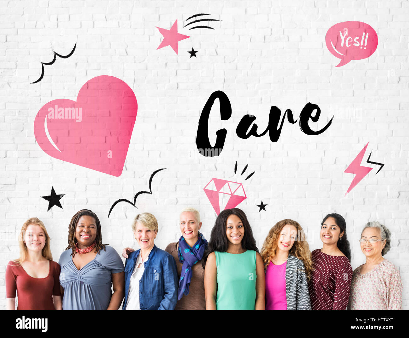 Charity Donation Heart Graphic Concept Stock Photo - Alamy