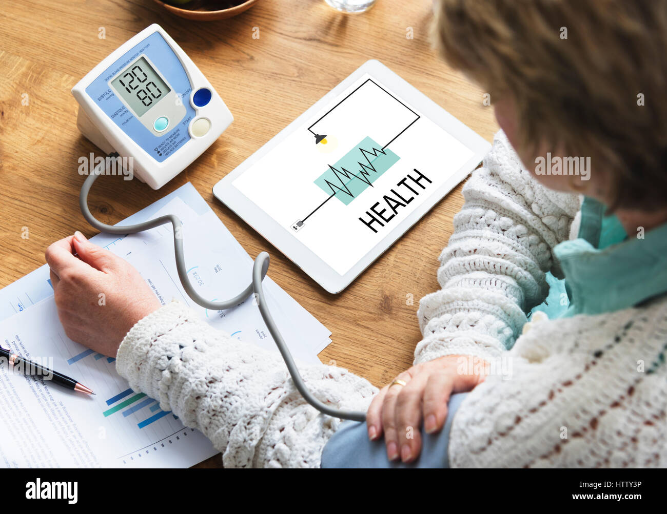 Health Fit Treatment Wellness Concept Stock Photo - Alamy