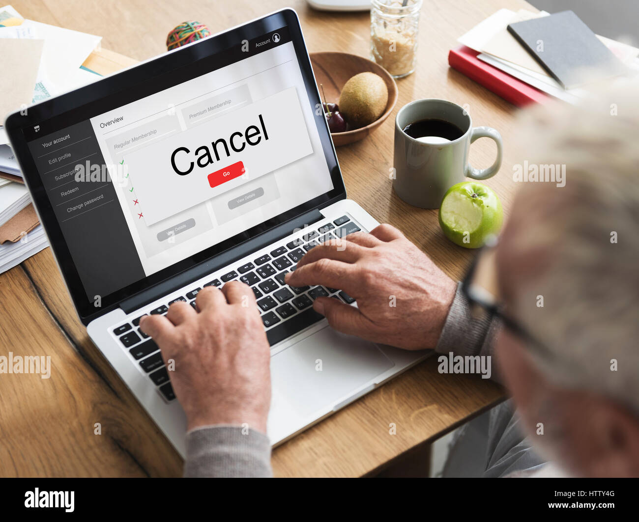 Cancel Reject Deny Warning Concept Stock Photo - Alamy