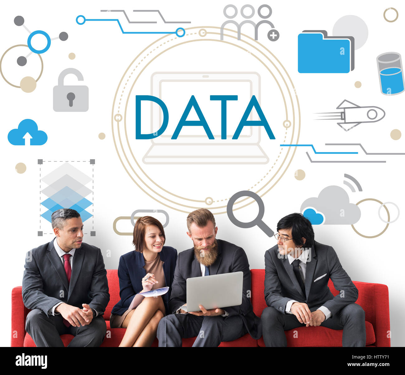 Computer Network Data Center Information Stock Photo - Alamy