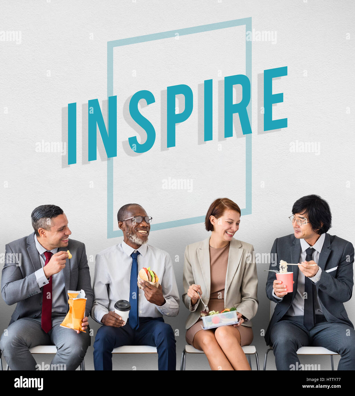 Inspire inspiration positivity word concept Stock Photo - Alamy