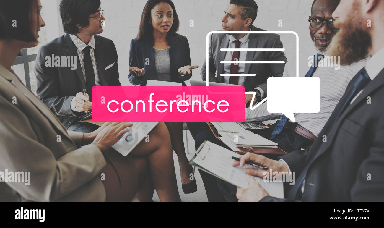 Communication Conference Sharing Conversation Meeting Stock Photo - Alamy