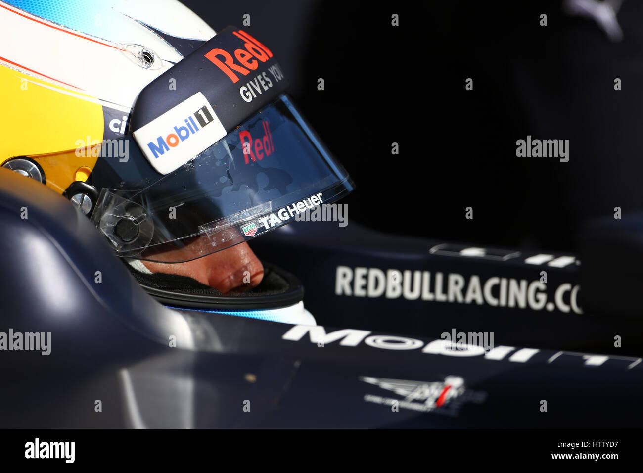 Daniel Ricciardo (AUS) driving his Reb Bull Racing RB13 during 2017 F1 ...