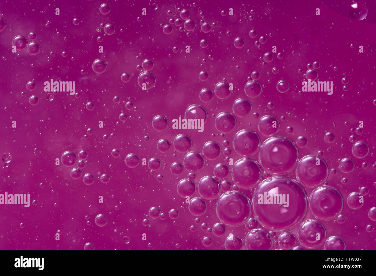 World of bubbles - Red and magenta Stock Photo - Alamy