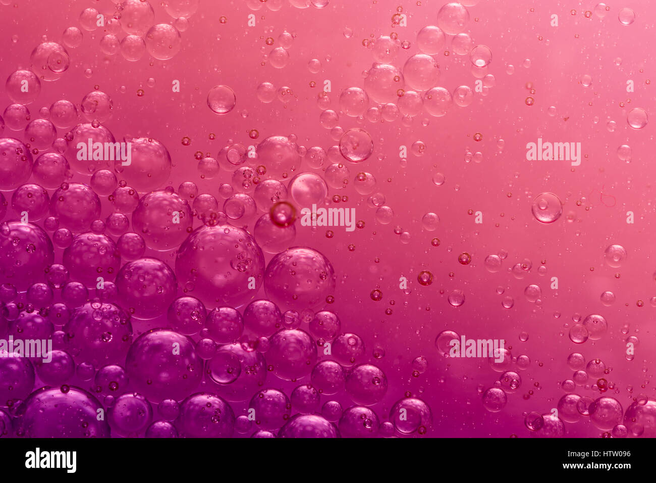 World of bubbles - Red and magenta Stock Photo - Alamy