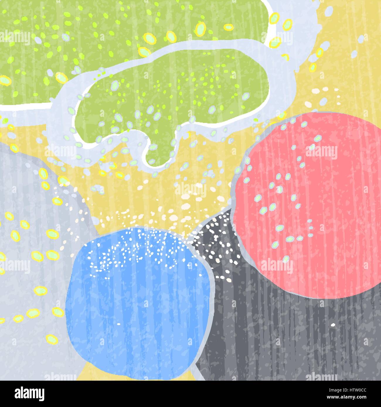 Creative abstract textured background with many color spots. Different ...