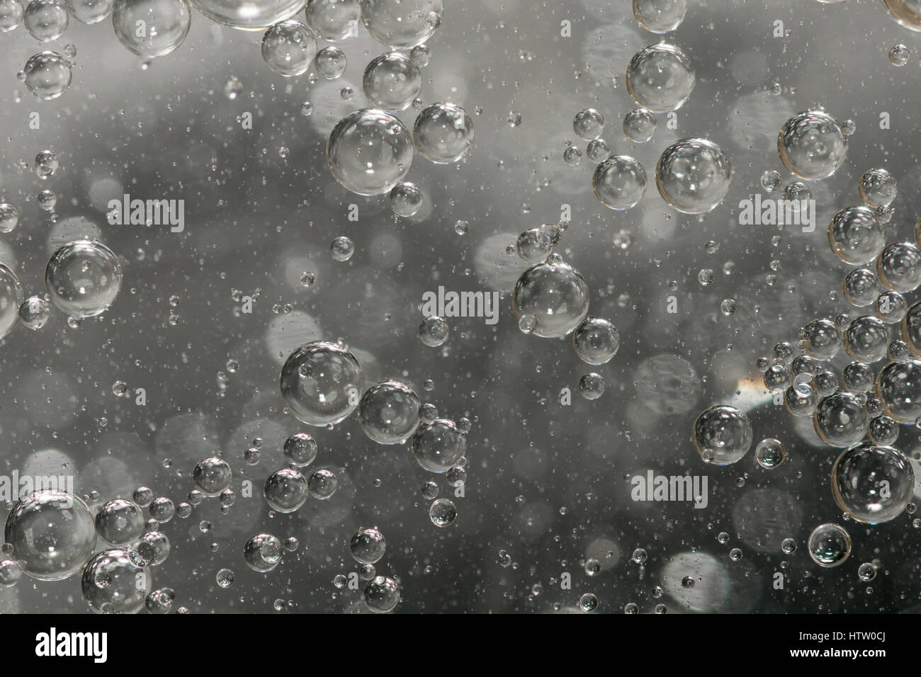 World of bubbles - Gray Stock Photo - Alamy