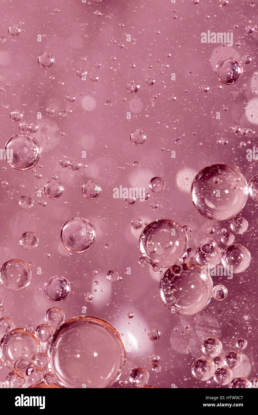 World of bubbles - Red and magenta Stock Photo - Alamy