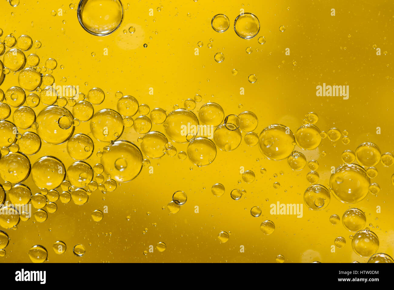 World of bubbles - Yellow Stock Photo - Alamy