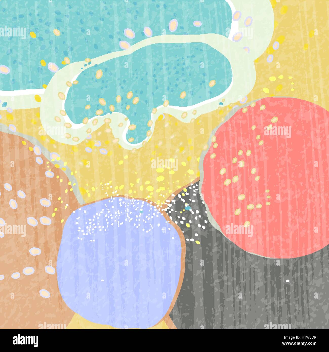 Creative abstract textured background with many color spots. Different ...