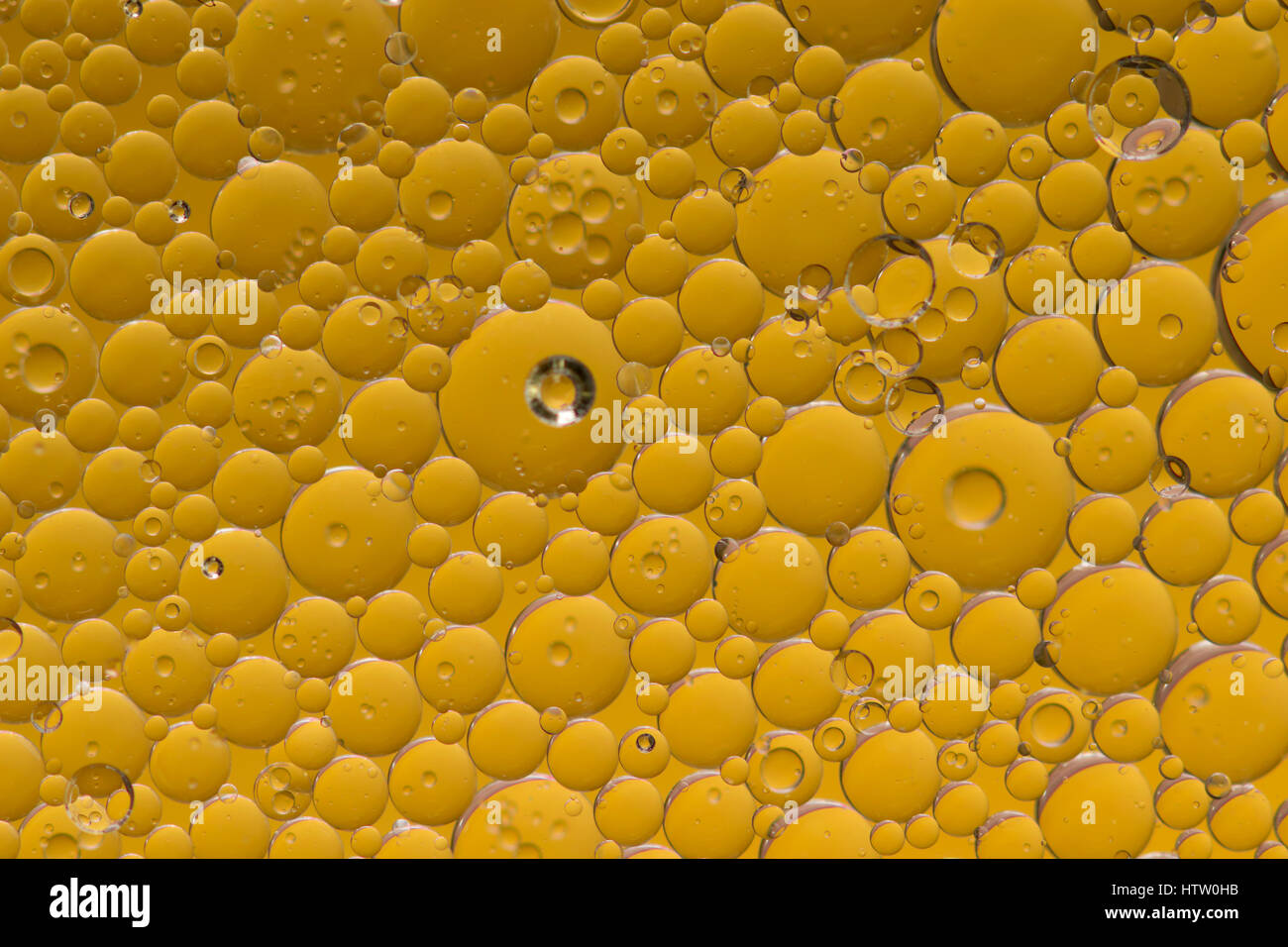 World of bubbles - Yellow Stock Photo - Alamy