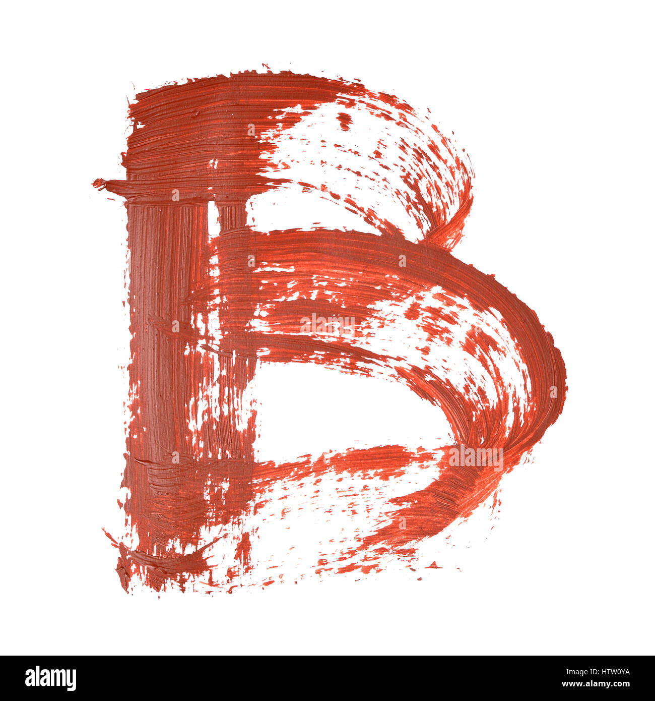 B - Red letters over white background Stock Photo - Alamy