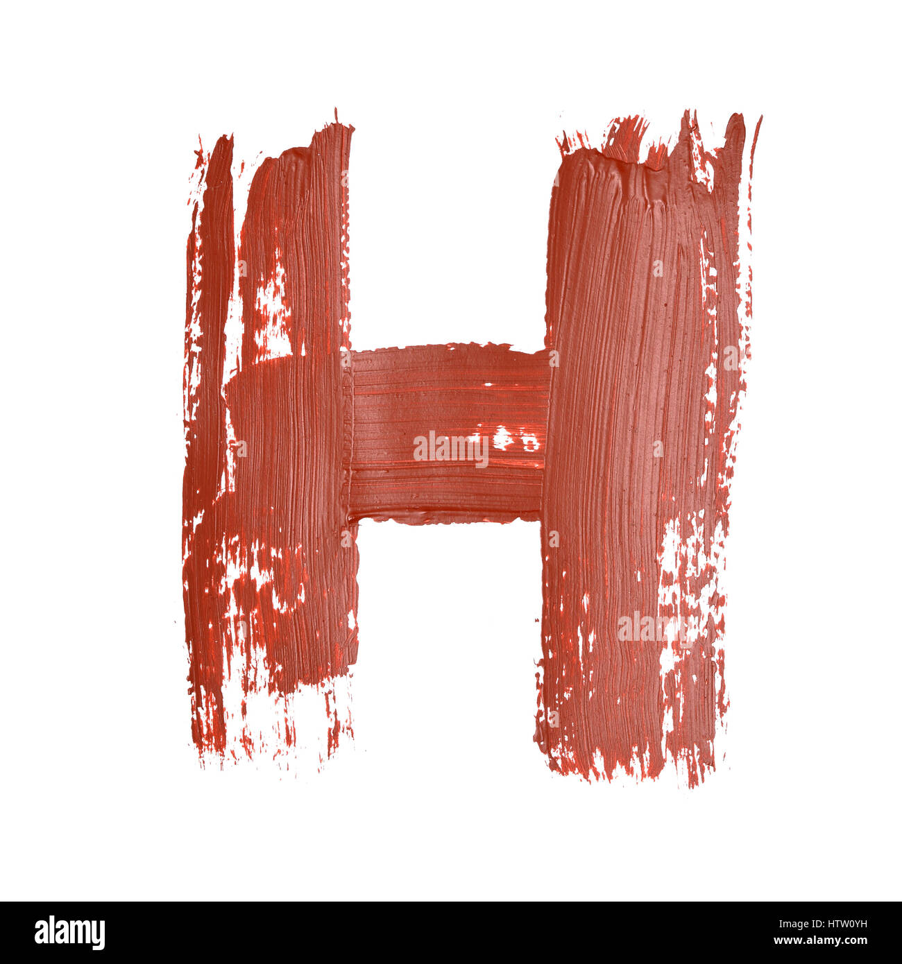H - Red letters over white background Stock Photo - Alamy