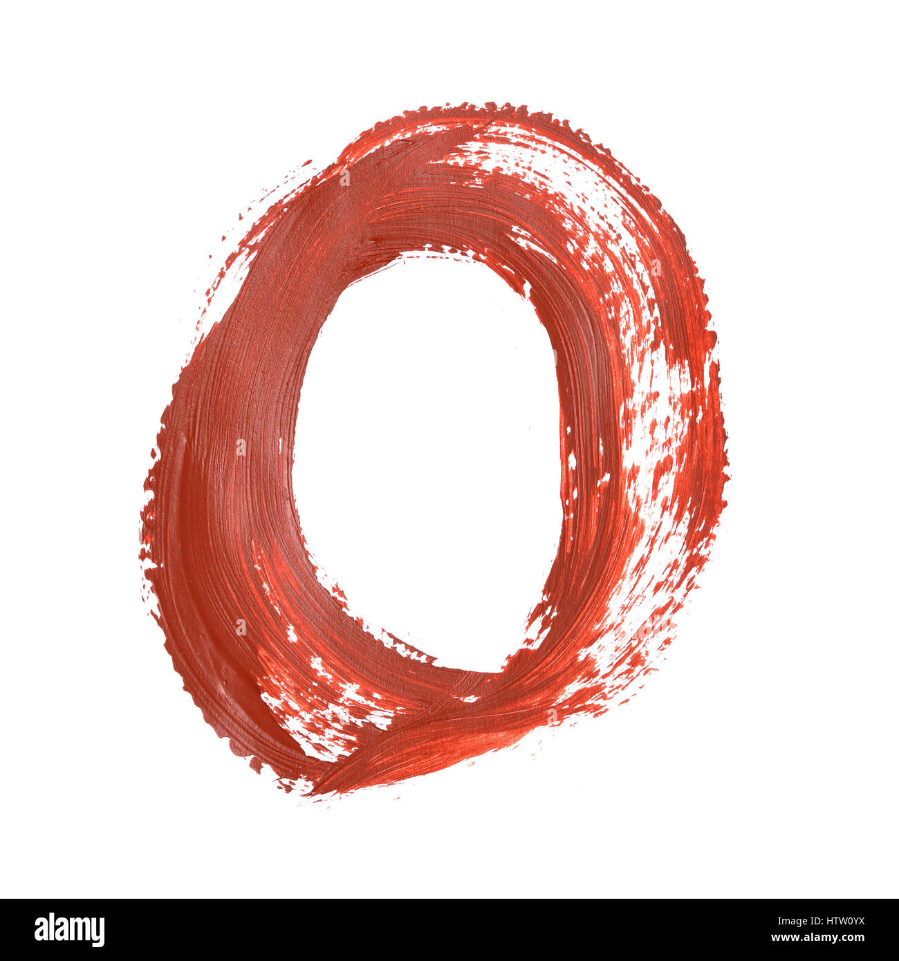 O - Red letters over white background Stock Photo - Alamy