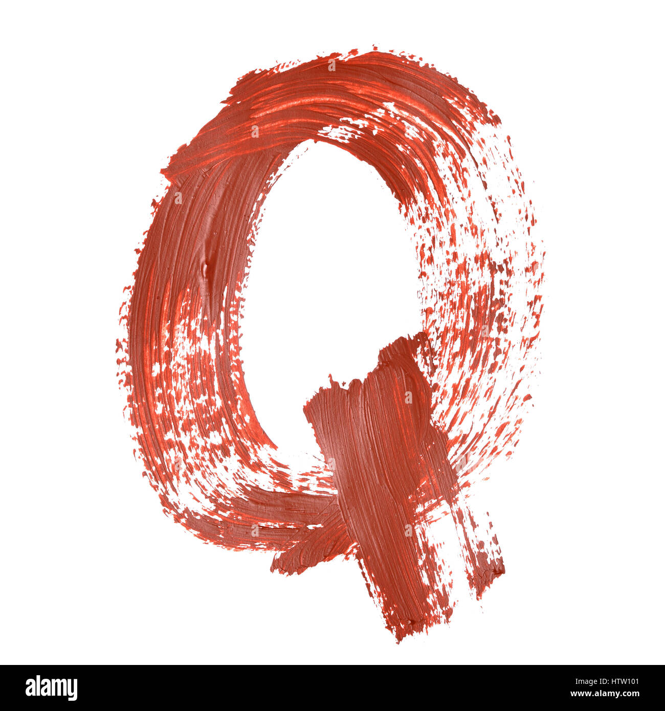 Q - Red letters over white background Stock Photo - Alamy
