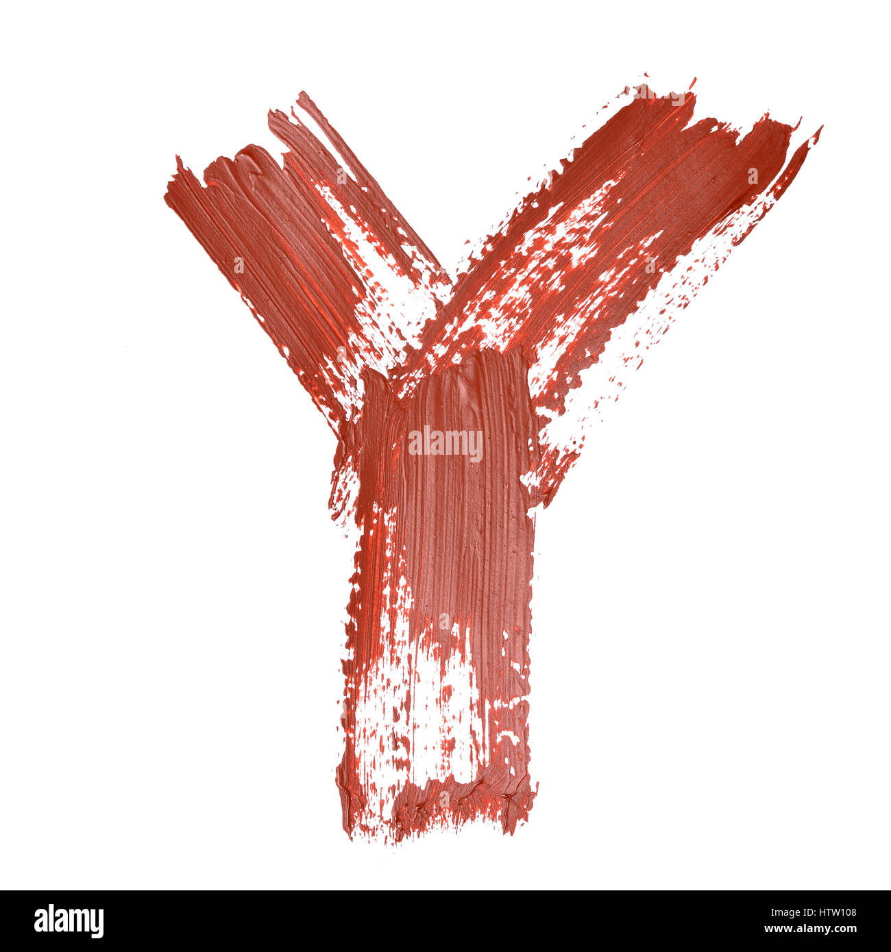 Y - Red letters over white background Stock Photo - Alamy