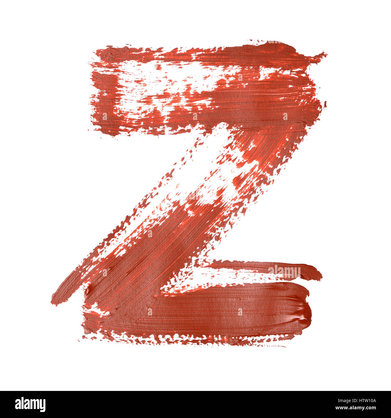 Z - Red letters over white background Stock Photo - Alamy