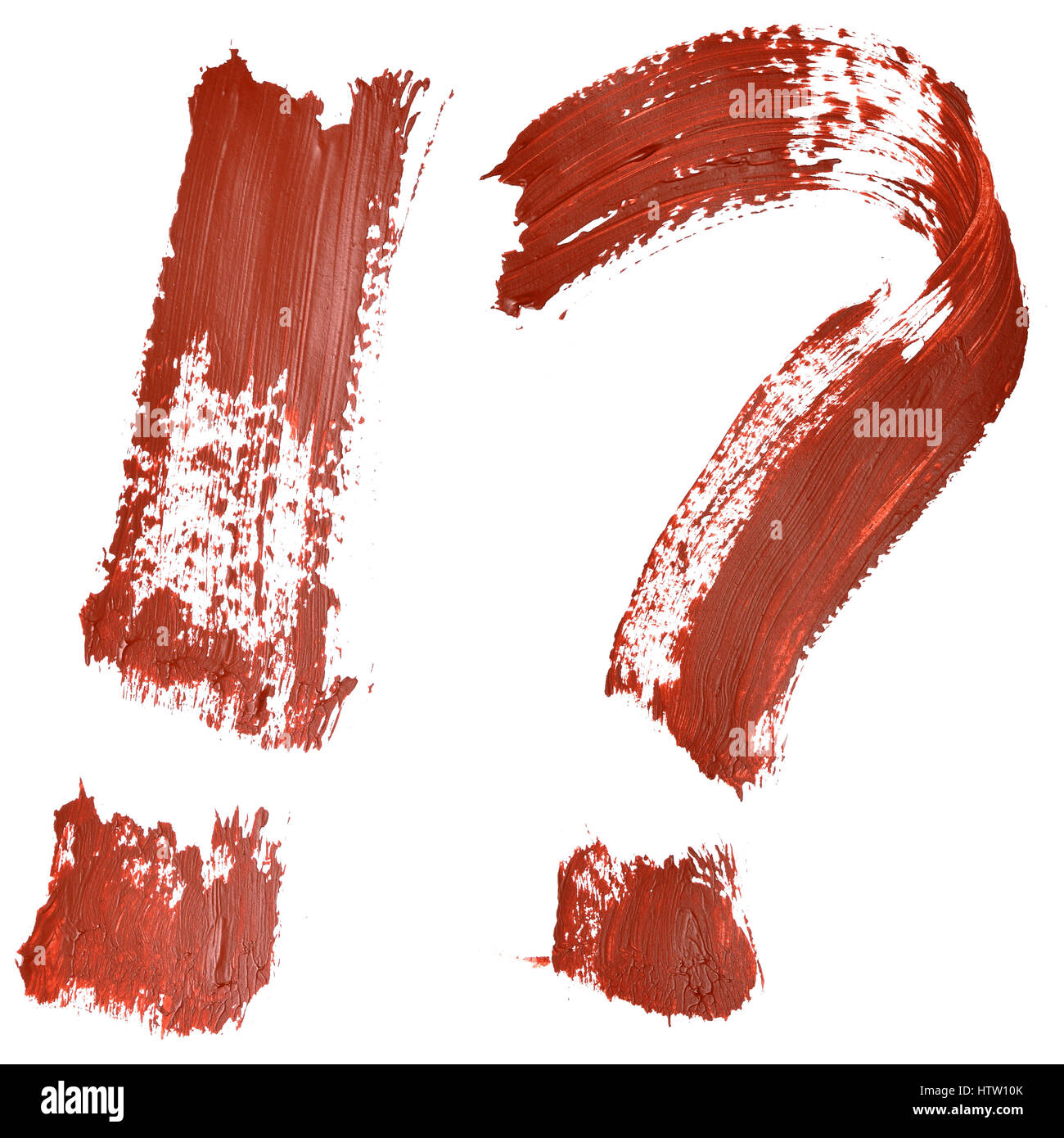 Marks - Red letters over white background Stock Photo - Alamy