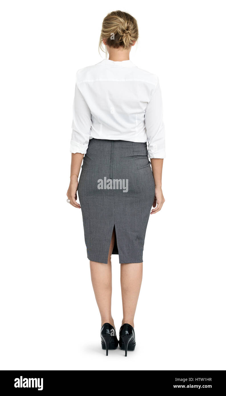 Woman Rear View Abstract Portrait Concept Stock Photo - Alamy