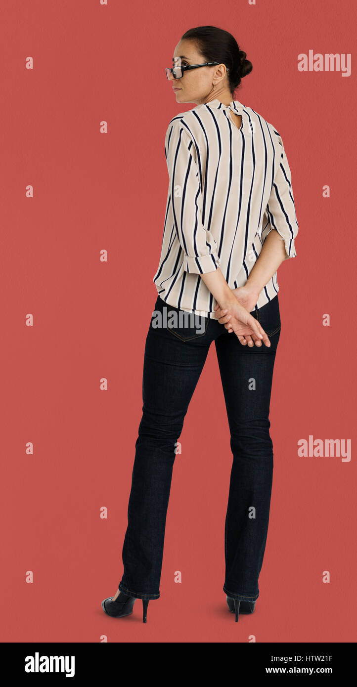 Woman Confidence Self Esteem Portrait Concept Stock Photo - Alamy