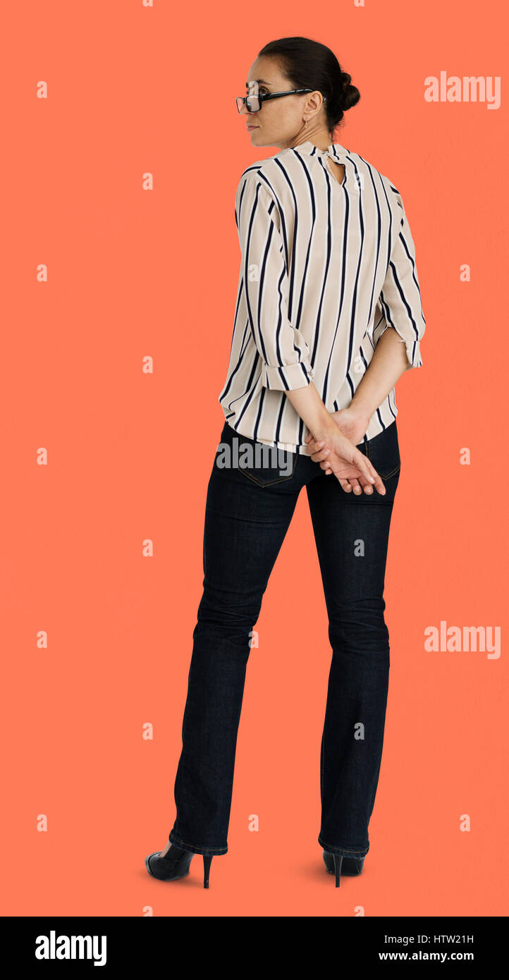 Woman Confidence Self Esteem Portrait Concept Stock Photo - Alamy