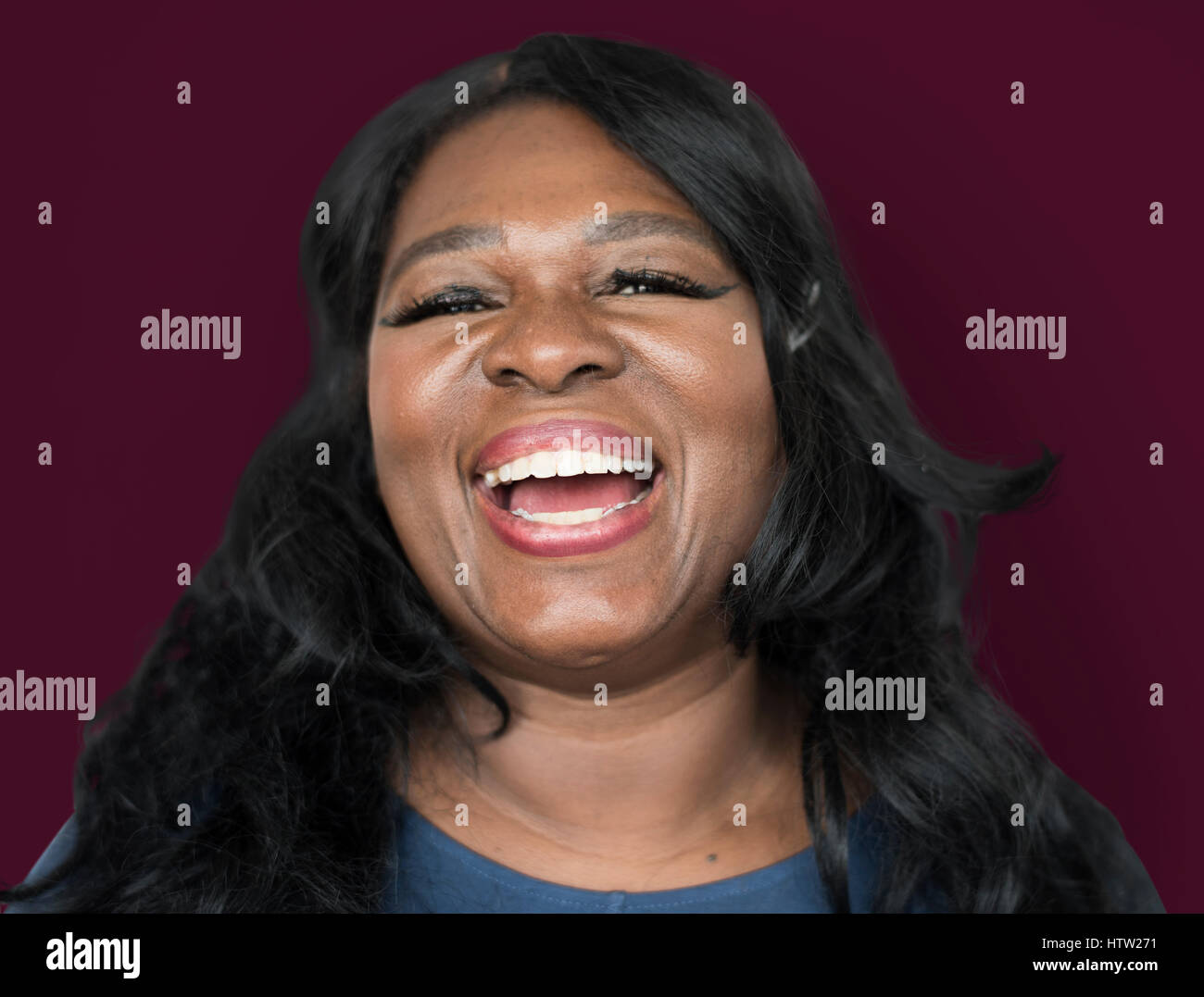 African Descent Woman Smiling Front Stock Photo - Alamy African Descent Woman Smiling Front Stock Photo - Alamy