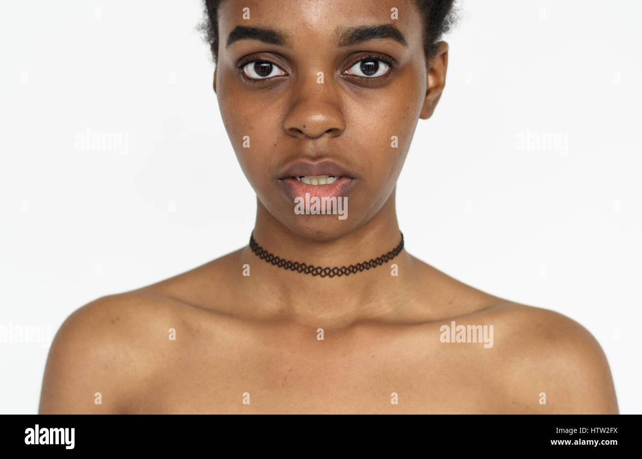 Portrait Studio Woman Female Model Stock Photo - Alamy