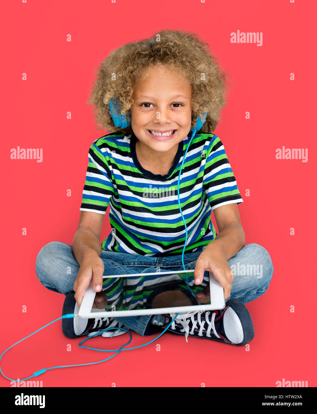 Little Boy Having Fun Portrait Stock Photo - Alamy