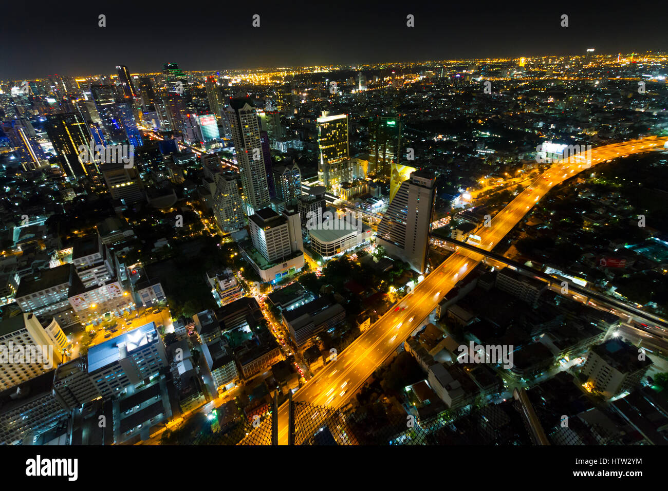 City view at night Stock Photo - Alamy