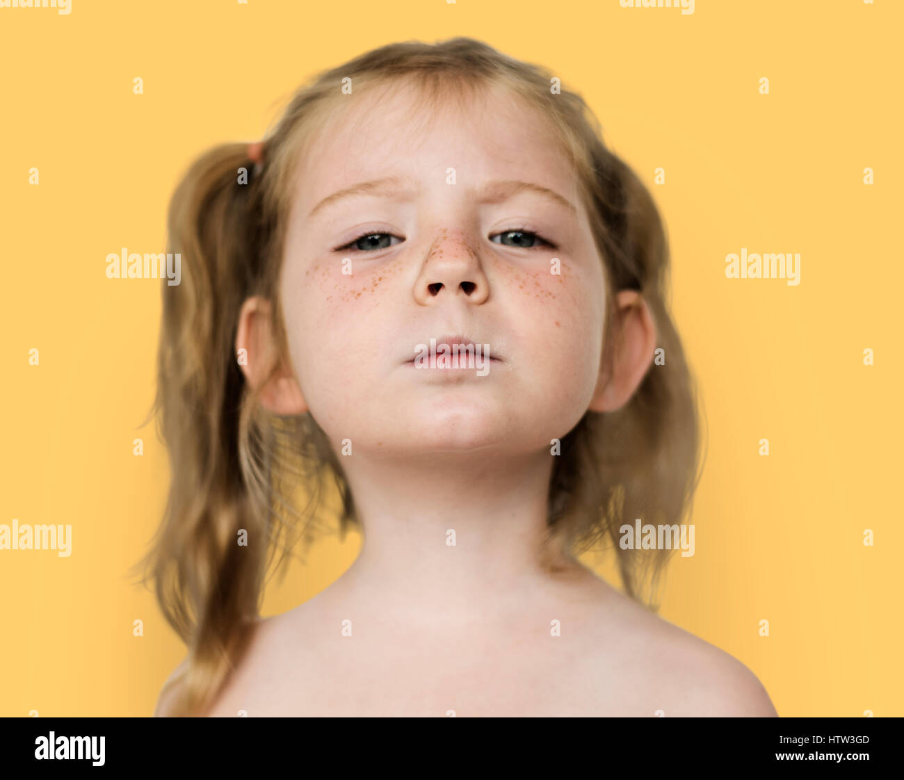 Studio Shoot People Kid Girl Stock Photo - Alamy