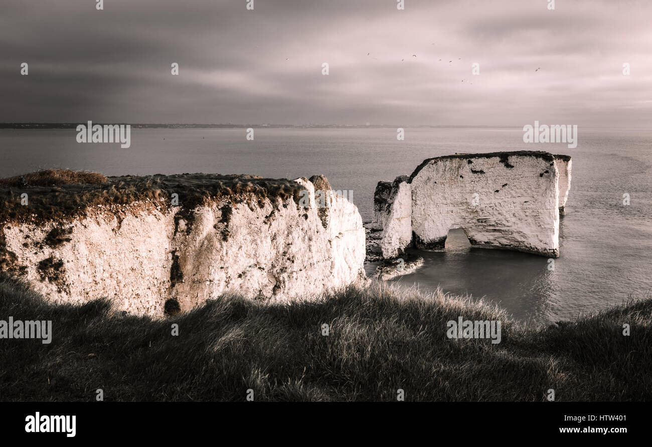 Old Harry Rocks in Dorset England Stock Photo - Alamy
