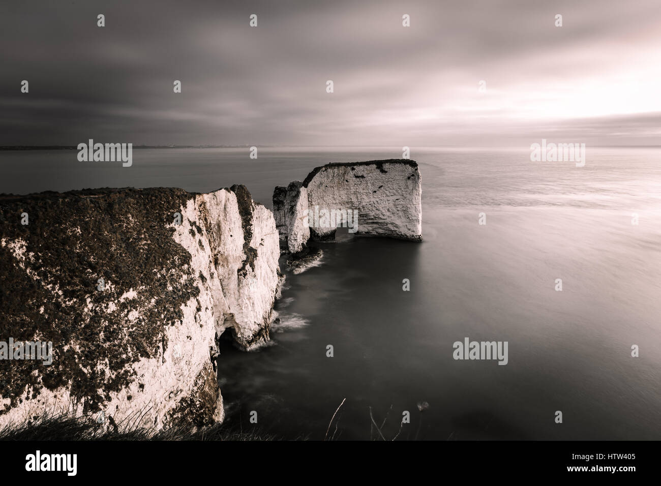 Old Harry Rocks in Dorset England Stock Photo - Alamy