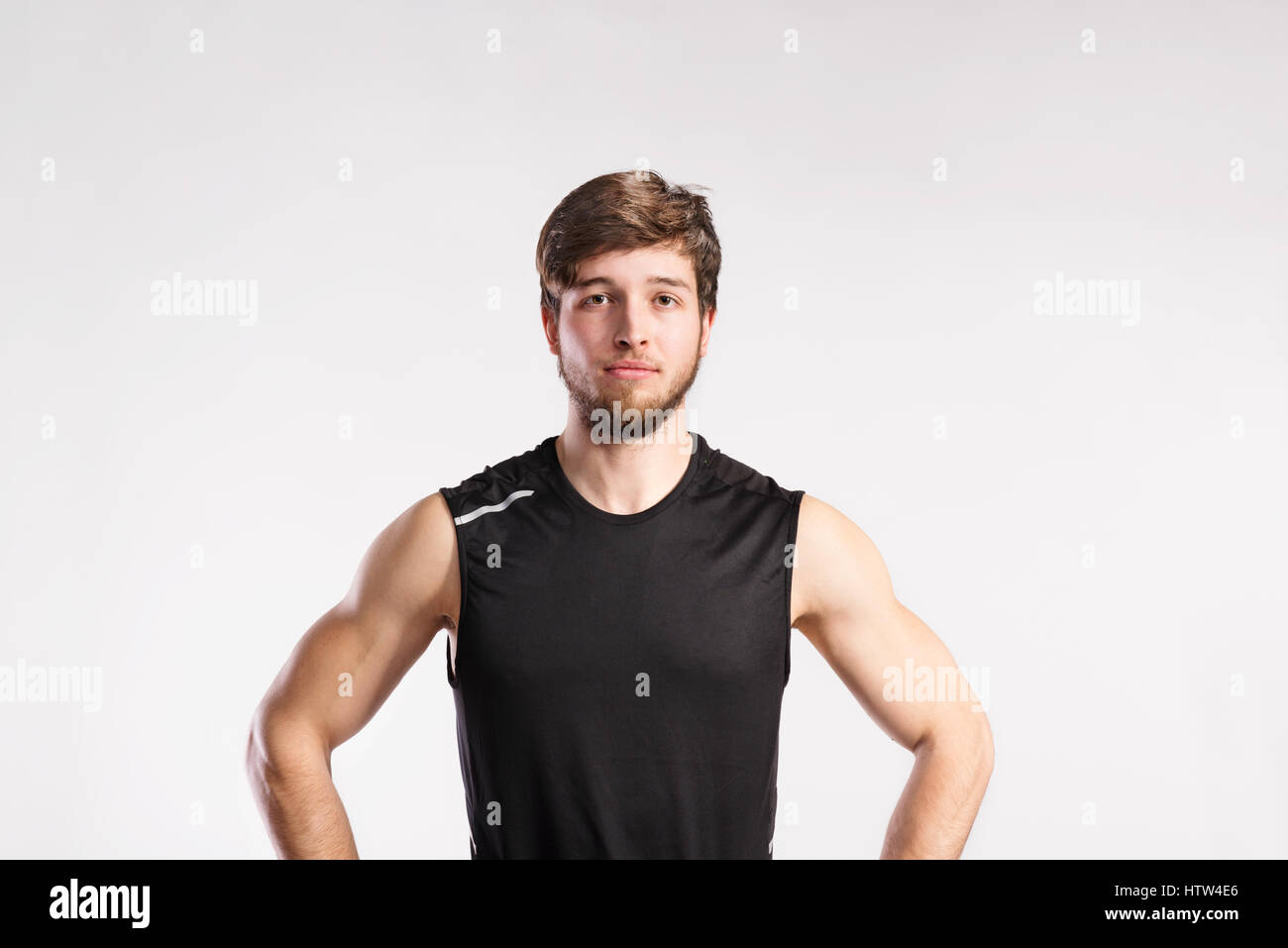Sleeveless tank hi-res stock photography and images - Alamy