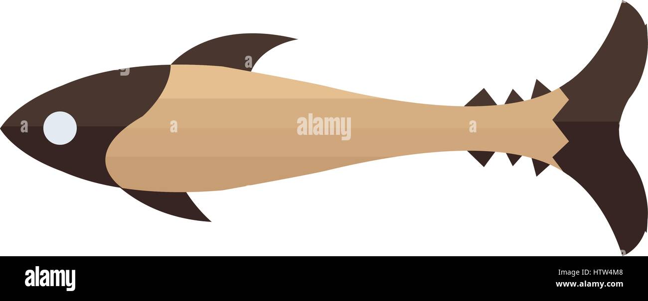 brown fish vector cute Stock Vector Image & Art - Alamy