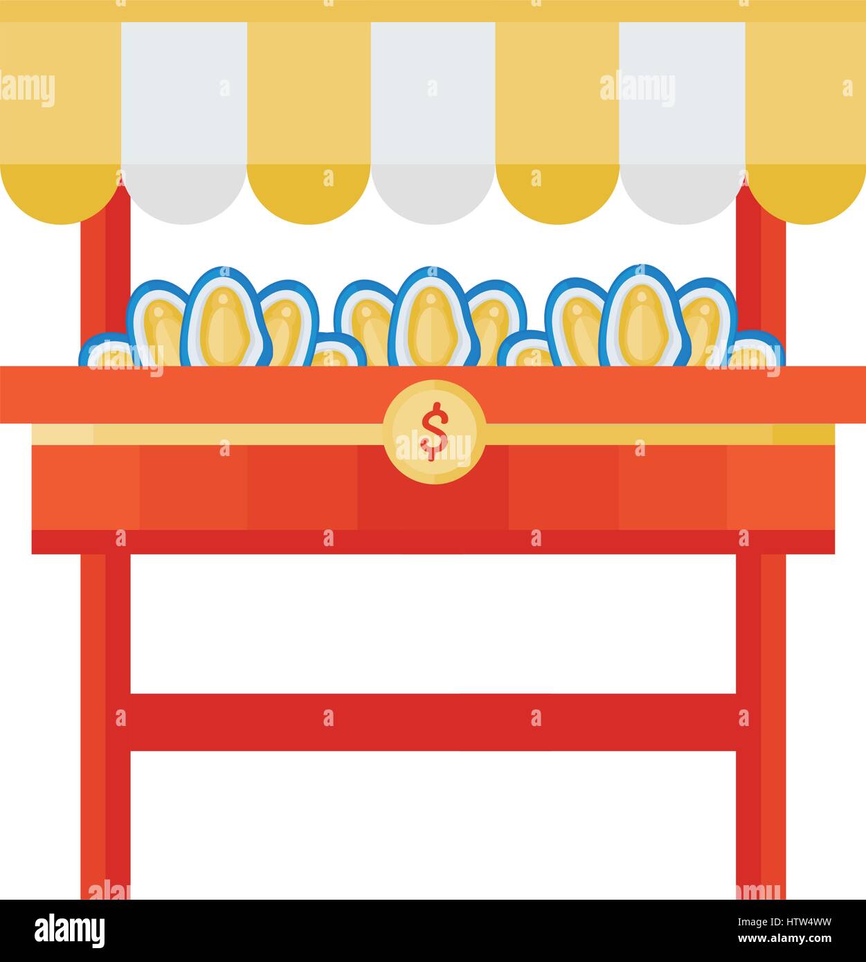 Edible shellfish Stock Vector Images - Alamy